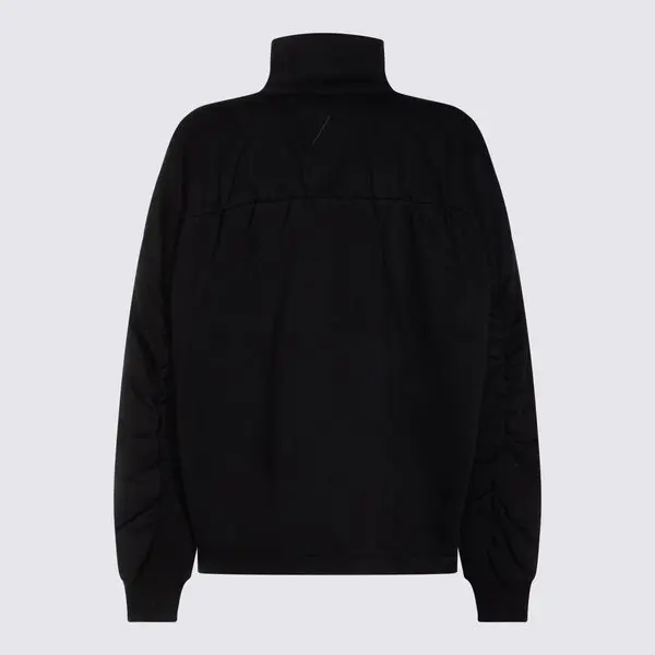 THOM KROM Half Zip High Neck Sweatshirt