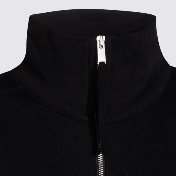 THOM KROM Half Zip High Neck Sweatshirt