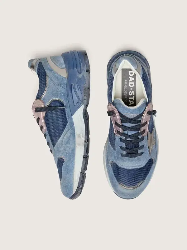 GOLDEN GOOSE Dad-star Low-top Sneakers - Denim Blue
