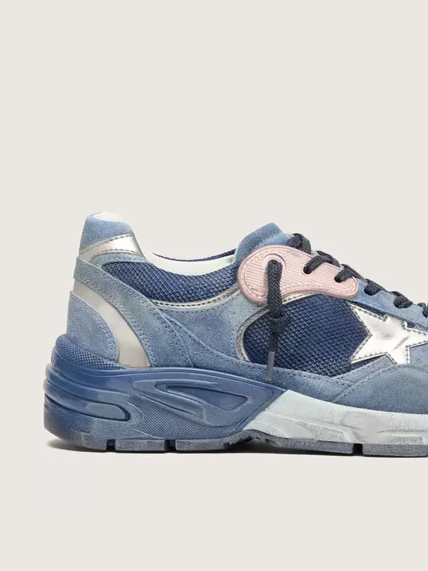 GOLDEN GOOSE Dad-star Low-top Sneakers - Denim Blue