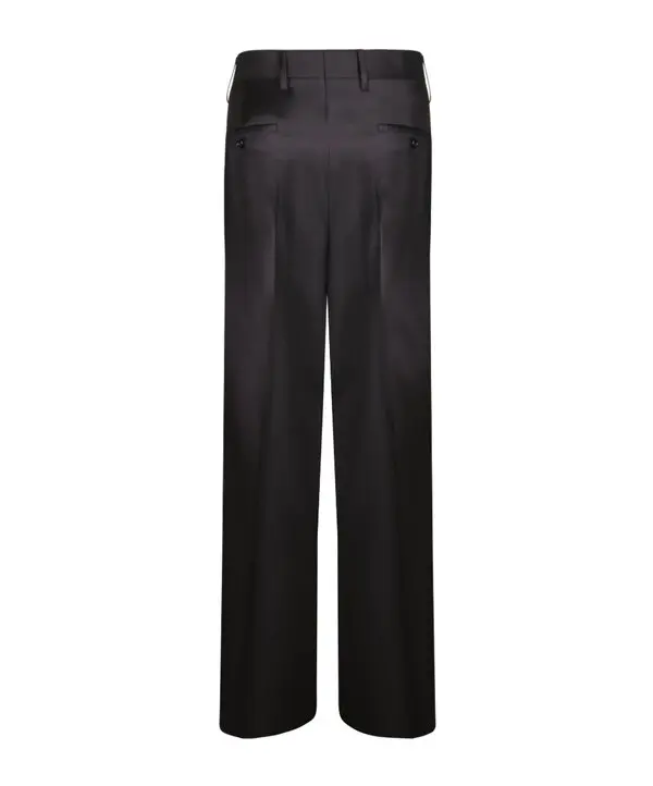 LARDINI High-waisted Trousers With Belt Loops