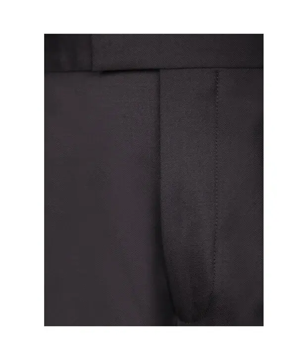 LARDINI High-waisted Trousers With Belt Loops