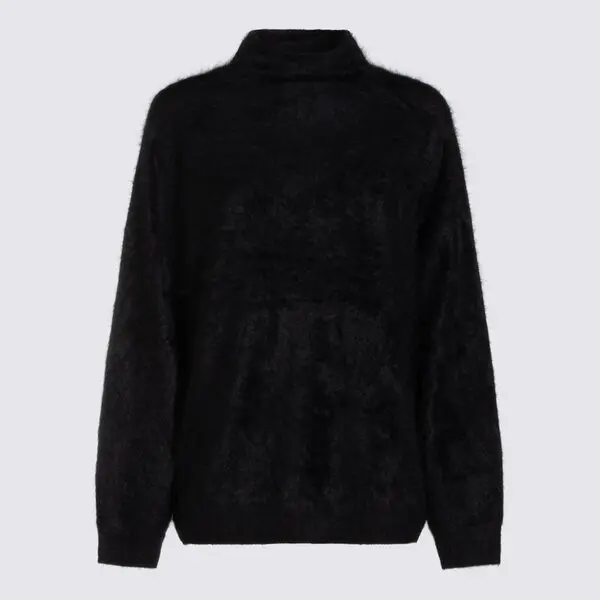 THOM KROM Fuzzy High-neck Jumper