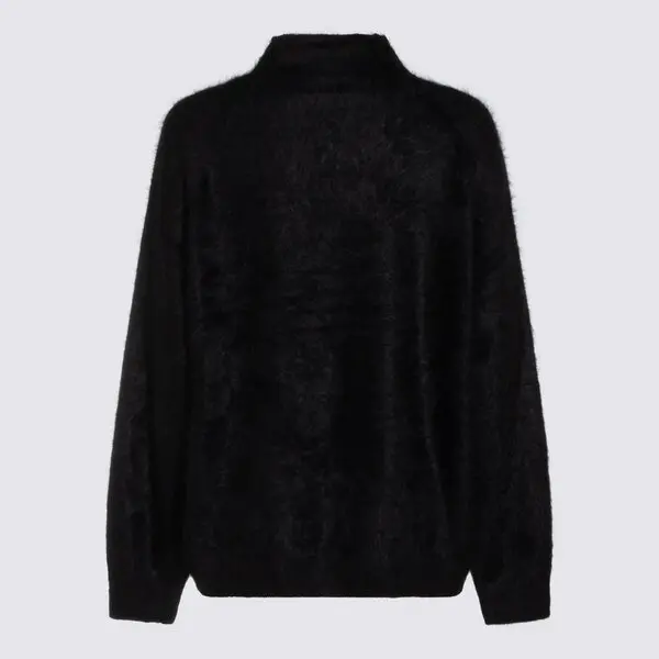 THOM KROM Fuzzy High-neck Jumper