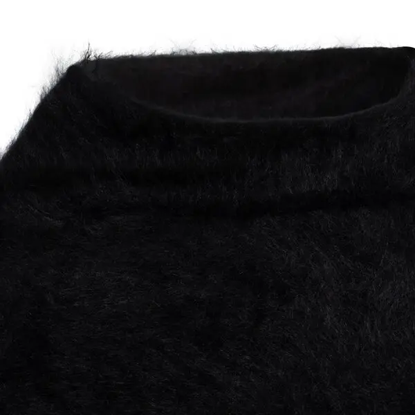 THOM KROM Fuzzy High-neck Jumper
