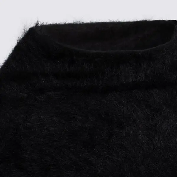 THOM KROM Fuzzy High-neck Jumper