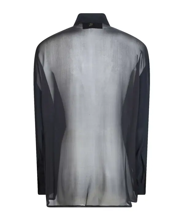 DONDUP Blended Crepe Shirt - Black