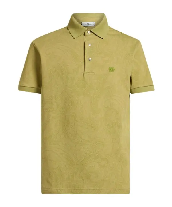 Etro Paisley Jacquard Polo Shirt
