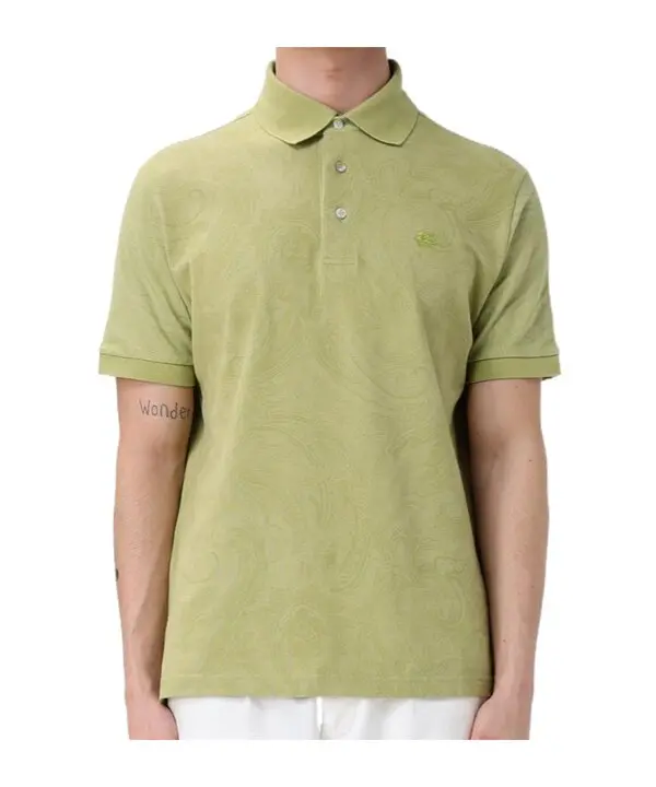 Etro Paisley Jacquard Polo Shirt