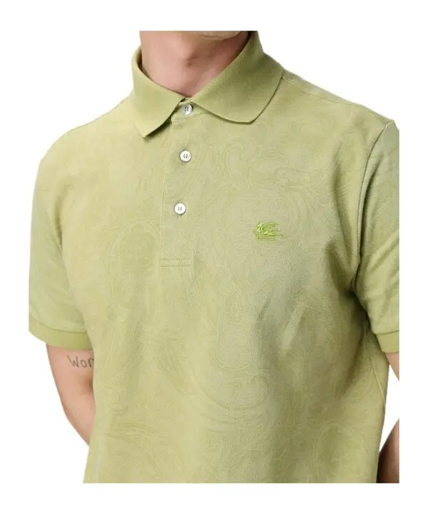 Etro Paisley Jacquard Polo Shirt