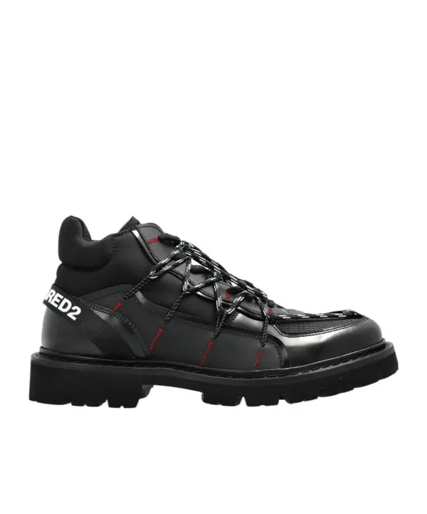 Dsquared2 Lace-up Ankle Boots - Black