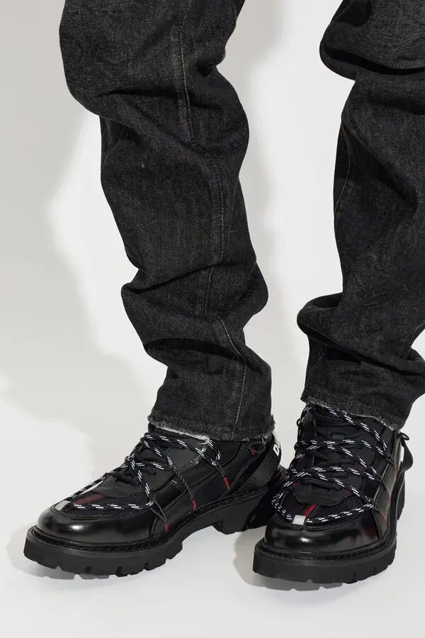 Dsquared2 Lace-up Ankle Boots - Black