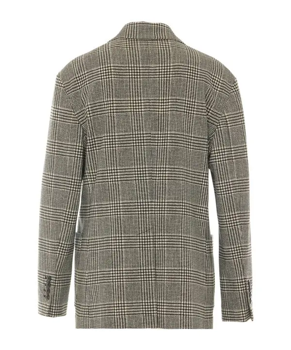 CIRCOLO 1901 Checked Double Breasted Blazer
