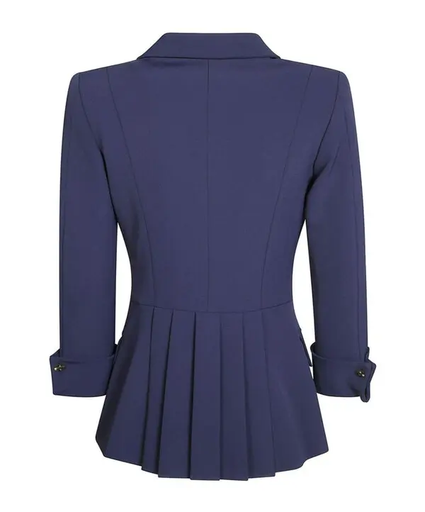 Elisabetta Franchi Double Breasted Tailored Blazer
