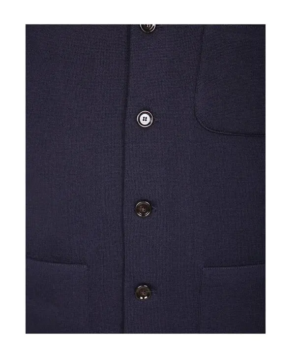 LARDINI Long Sleeved Jacket With Classic Collar