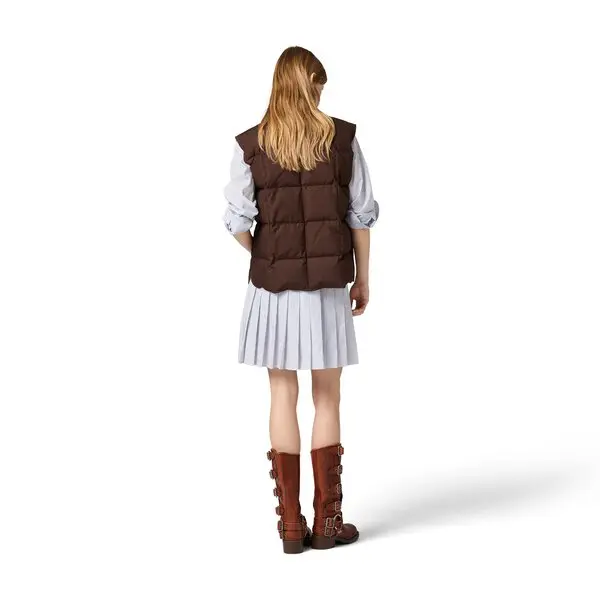 Miu Miu Gabardine Down Vest