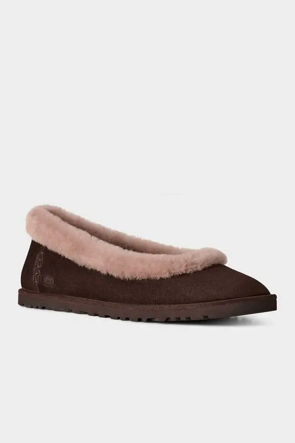 UGG Zora Shearling Ballet Flats