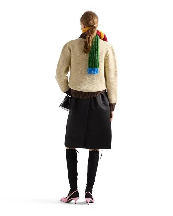 Prada Wool Zipper Cardigan