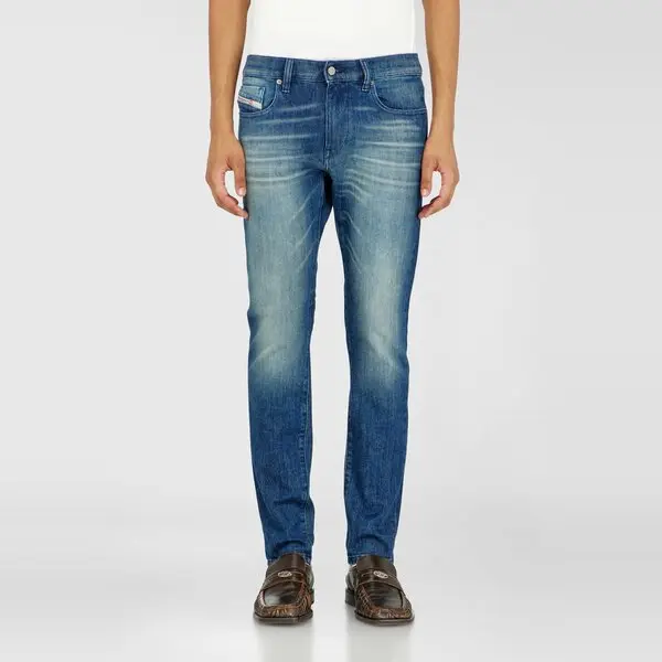 DIESEL® D-strukt Slim Jeans Regular Waist - Blue