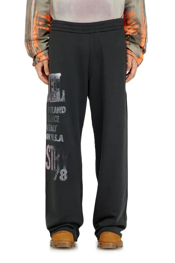 DIESEL® Sweatpants With Concert Graphics
