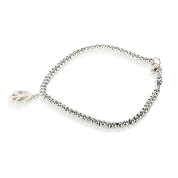 Tiffany & Co. Sterling Silver Peace Sign Bracelet - Sterling_silver