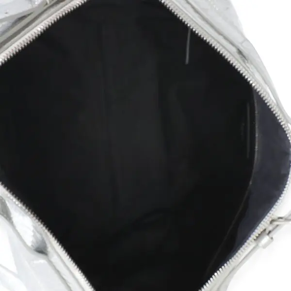 Saint Laurent Metallic Crinkled Calfskin Id Shoulder Bag