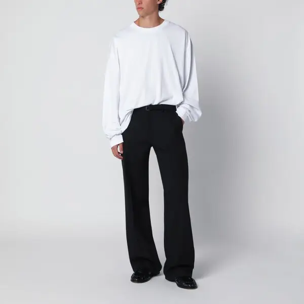 Dries Van Noten Wool Trousers With Belt