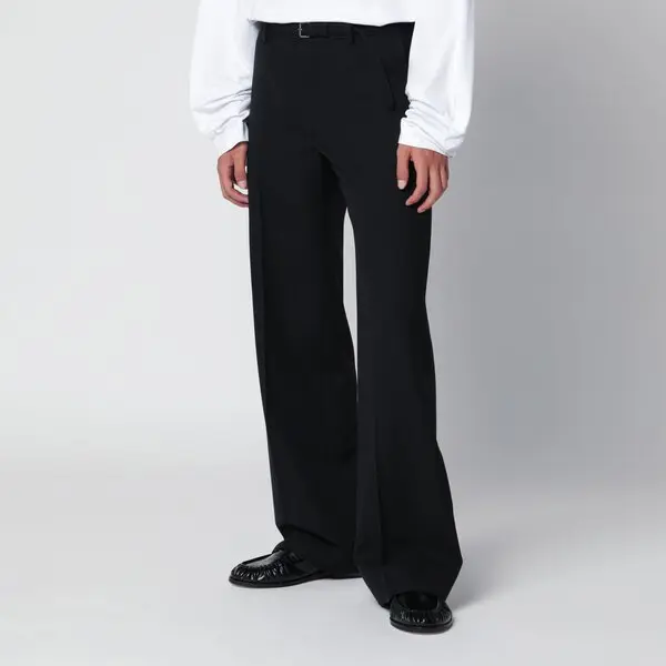 Dries Van Noten Wool Trousers With Belt