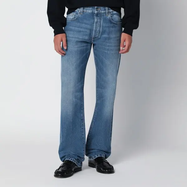Versace Medium Blue Washed Jeans