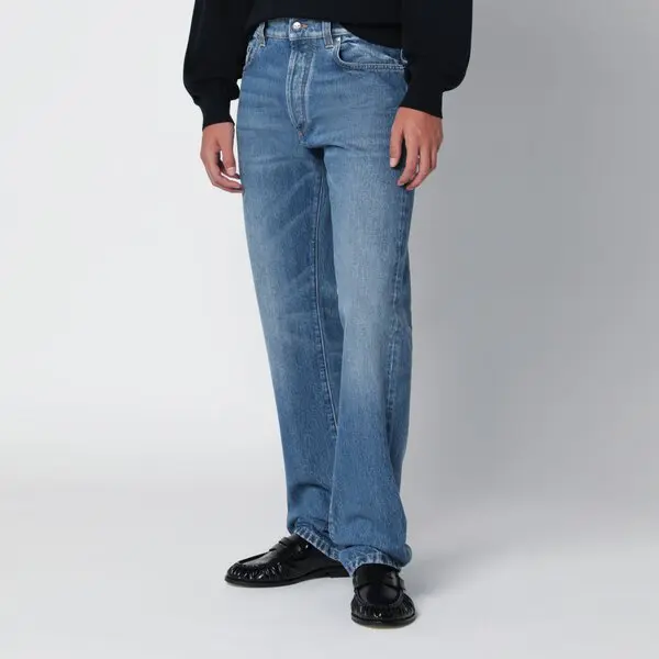 Versace Medium Blue Washed Jeans