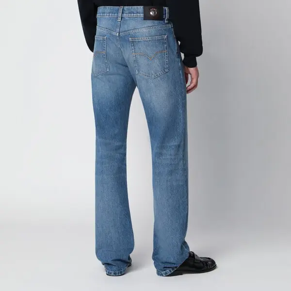 Versace Medium Blue Washed Jeans
