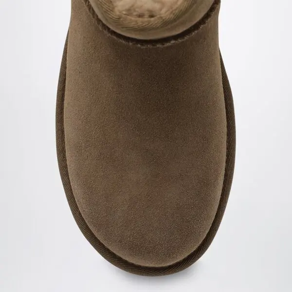 UGG Classic Ultra Mini Platform Boots In Light Bronze