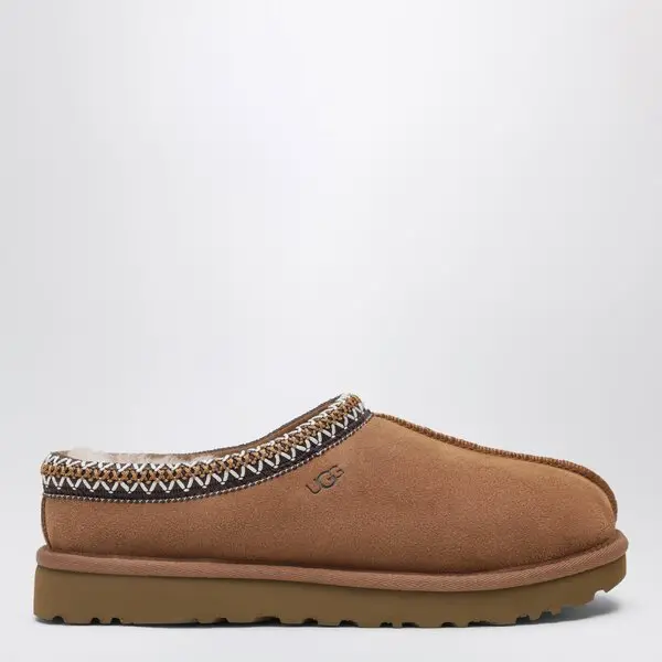 UGG Tasman Chestnut Eather Slip-ons - Beige