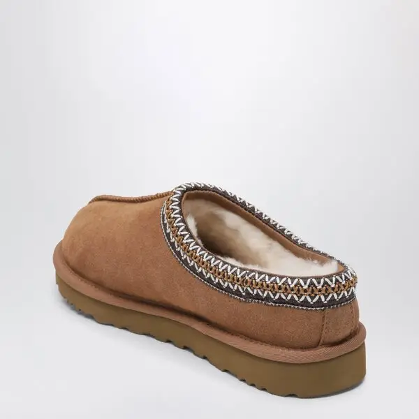 UGG Tasman Chestnut Eather Slip-ons - Beige