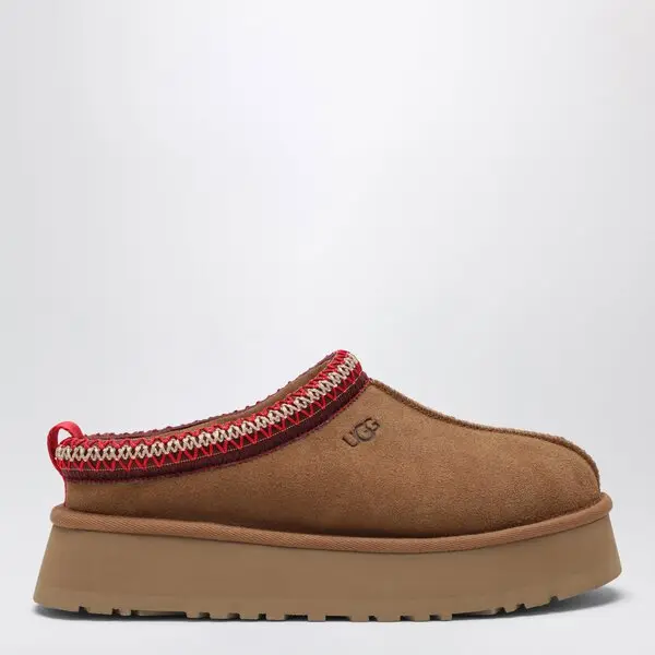 UGG Tazz Chestnut Suede Slipper - Beige