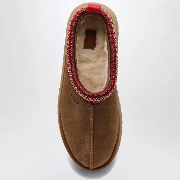 UGG Tazz Chestnut Suede Slipper - Beige