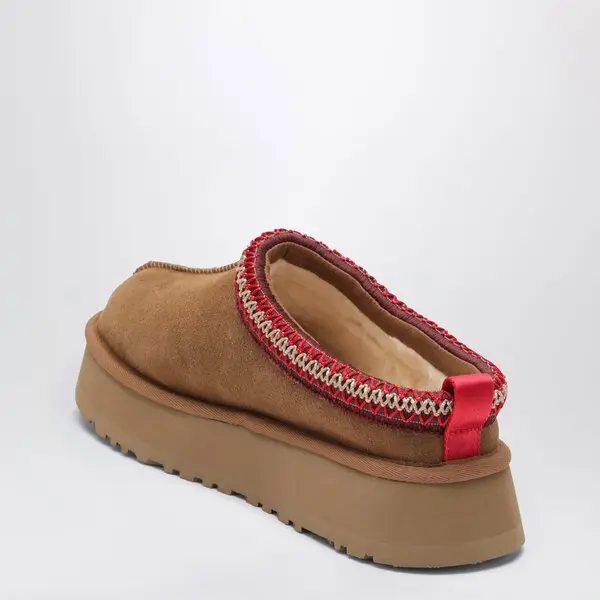 UGG Tazz Chestnut Suede Slipper - Beige