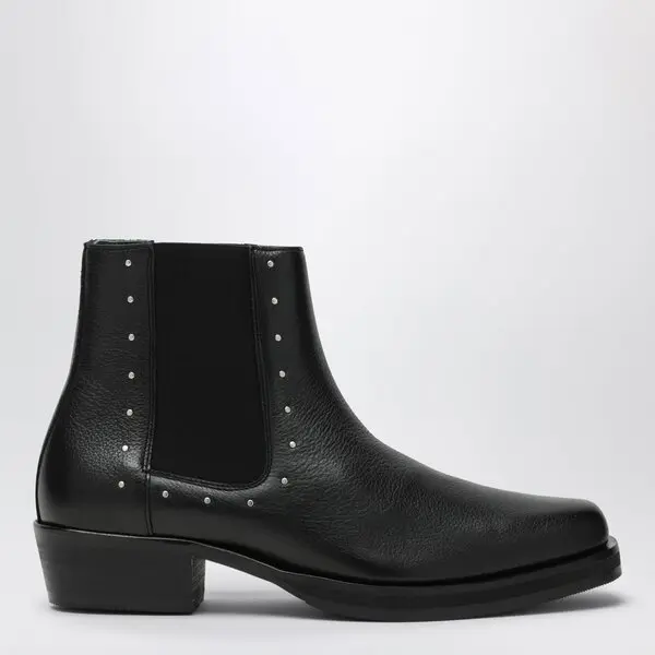 VINNY'S Joee Chelsea Ankle Boots In With Small Studs
