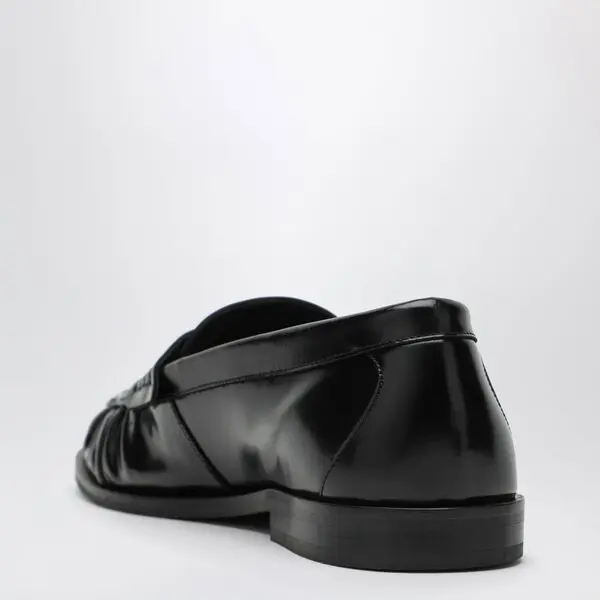 VINNY'S Louee Vale Loafers In Polished Leather