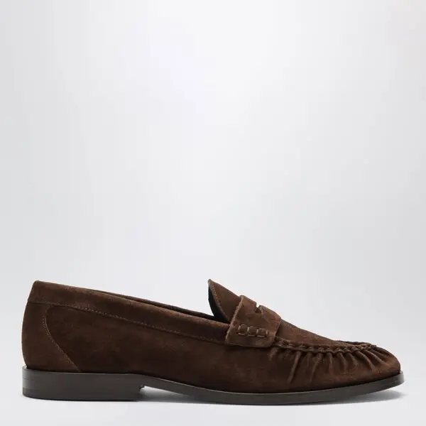 VINNY'S Louee Vale Loafers In Suede