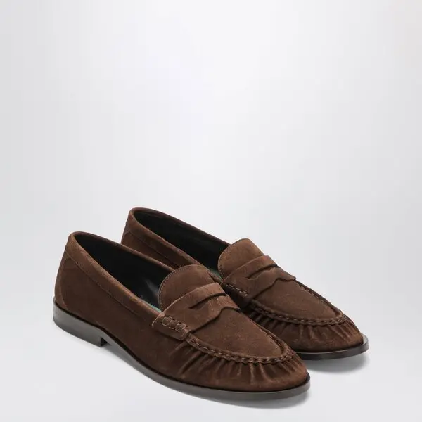 VINNY'S Louee Vale Loafers In Suede