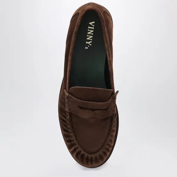 VINNY'S Louee Vale Loafers In Suede