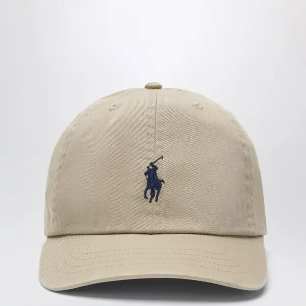 Polo Ralph Lauren Polo Bear Khaki Cotton Baseball Cap