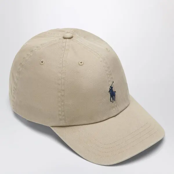 Polo Ralph Lauren Polo Bear Khaki Cotton Baseball Cap