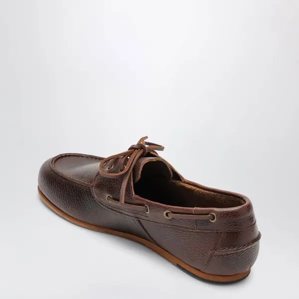 SEBAGO Owen Tumbled Leather Boat Shoes