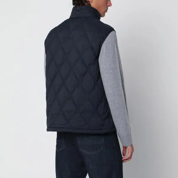 Burberry Acresford Navy Quilted Nylon Gilet