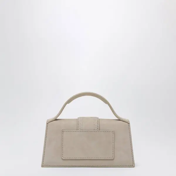 Jacquemus Bambino Dark Leather Mini Bag - Beige