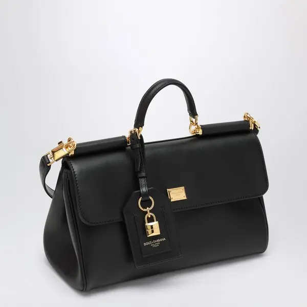 Dolce & Gabbana My Sicily Medium Plongé Leather Bag