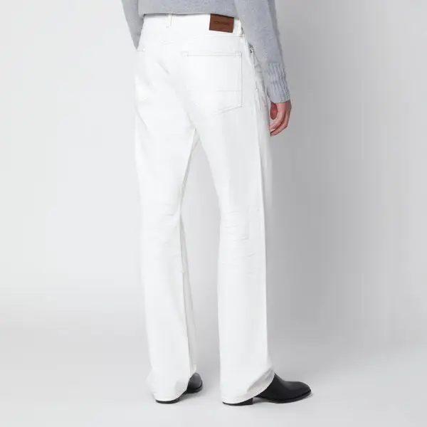 TOM FORD Jeans With Biker-effect Details