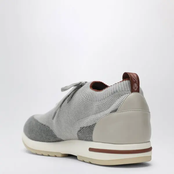 Loro Piana 360 Lp Flexy Walk Gray Mix Wool Sneakers